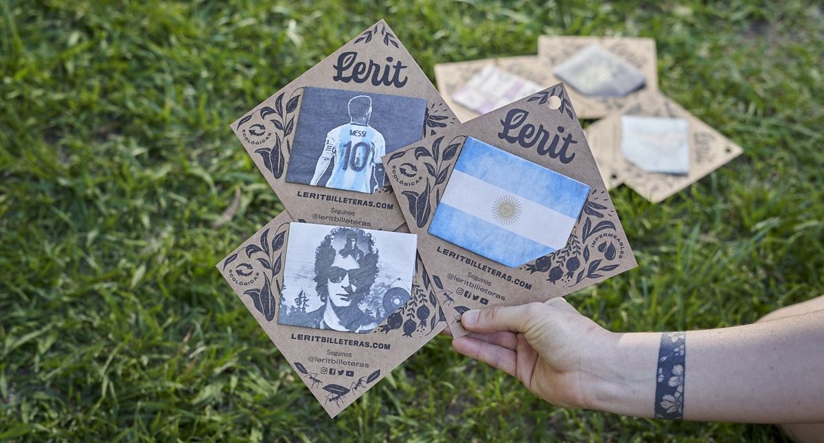 Una pareja fabrica billeteras que se pueden reciclar y son amigables ...