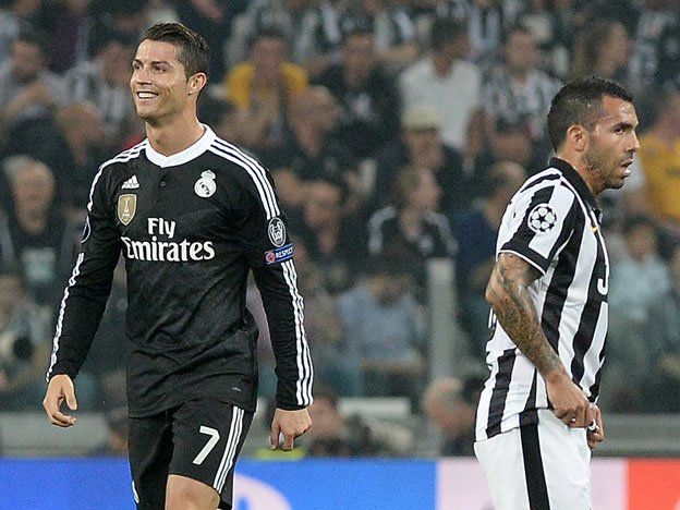 El abrazo entre Tevez y Ronaldo