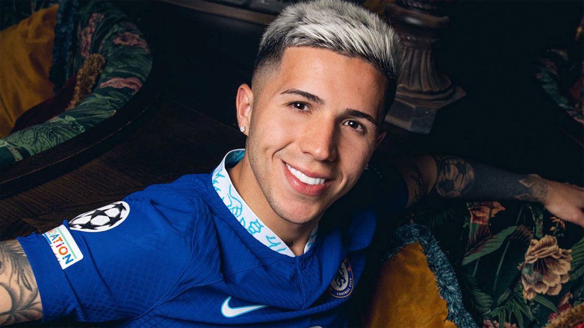 El video de presentación de Enzo Fernández en Chelsea que es furor