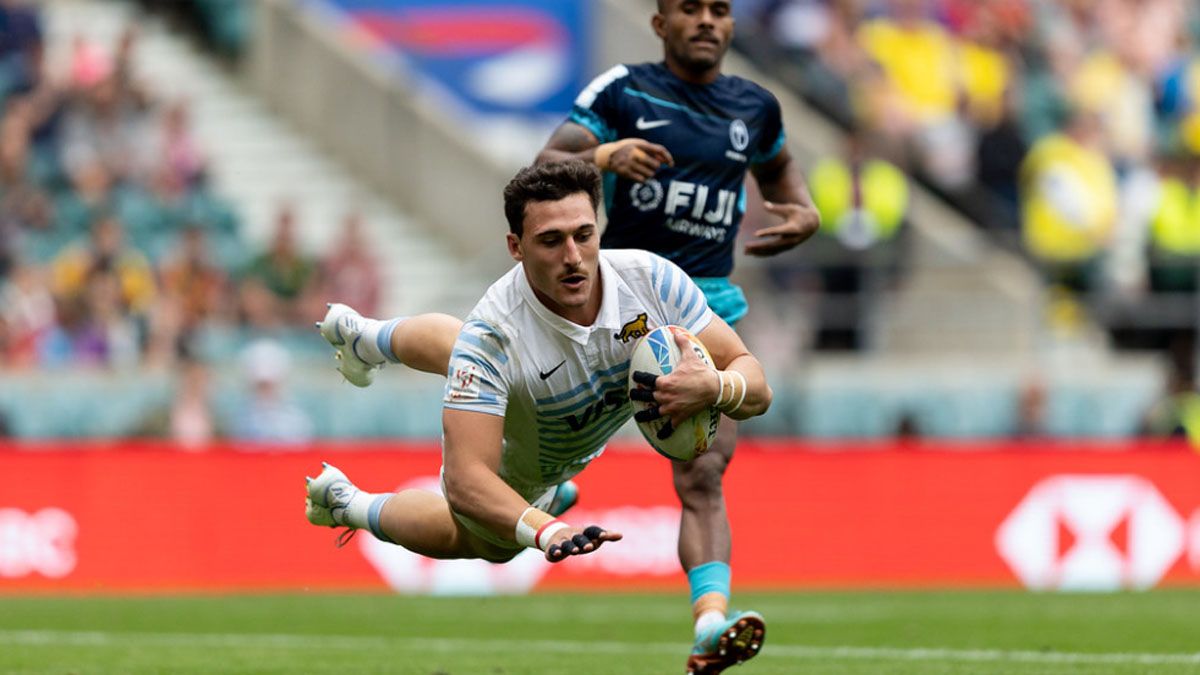 Rodrigo Isgró, entre los mejores del circuito mundial de seven