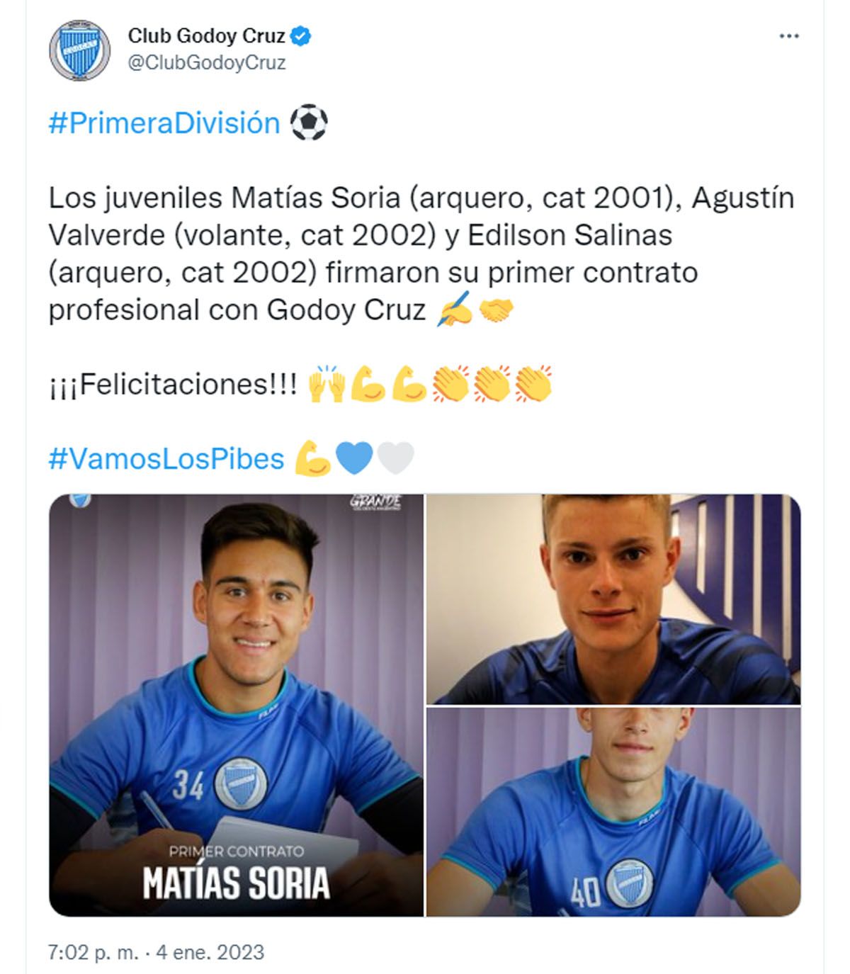 Godoy Cruz tiene otros tres refuerzos en la mira