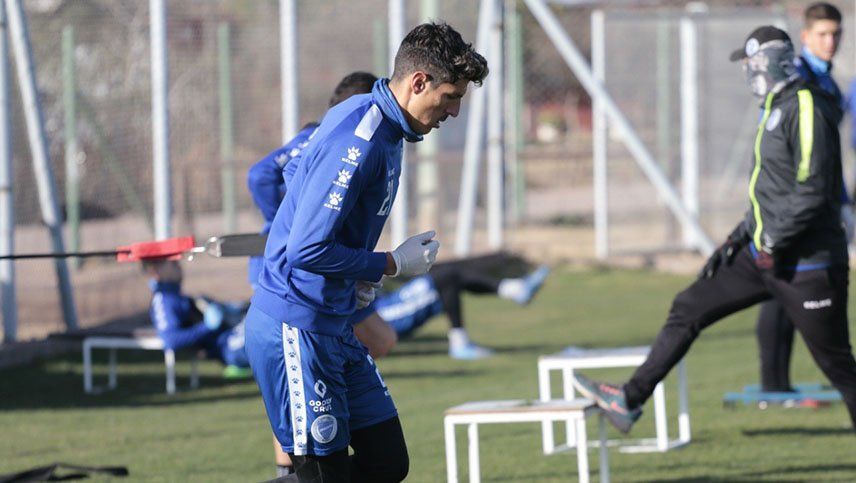 Gabriel Alanís y el alivio de volver a los entrenamientos