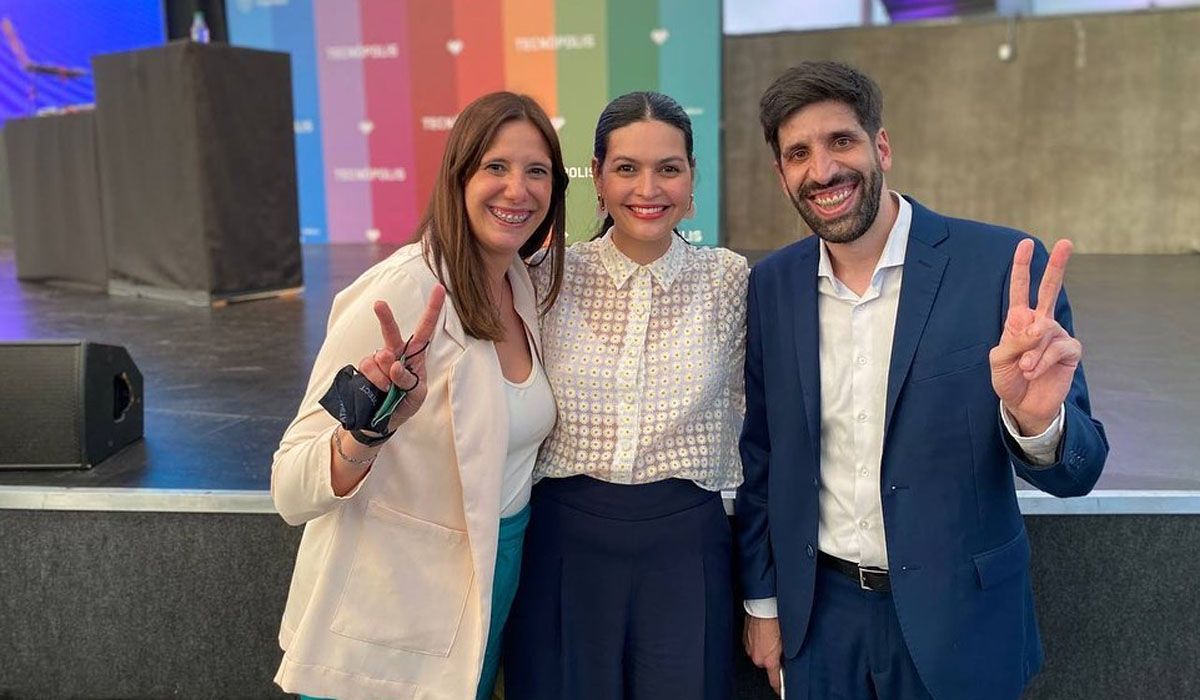 Flor Destéfanis fue recibida por la vicepresidenta: Gracias, compañera ...