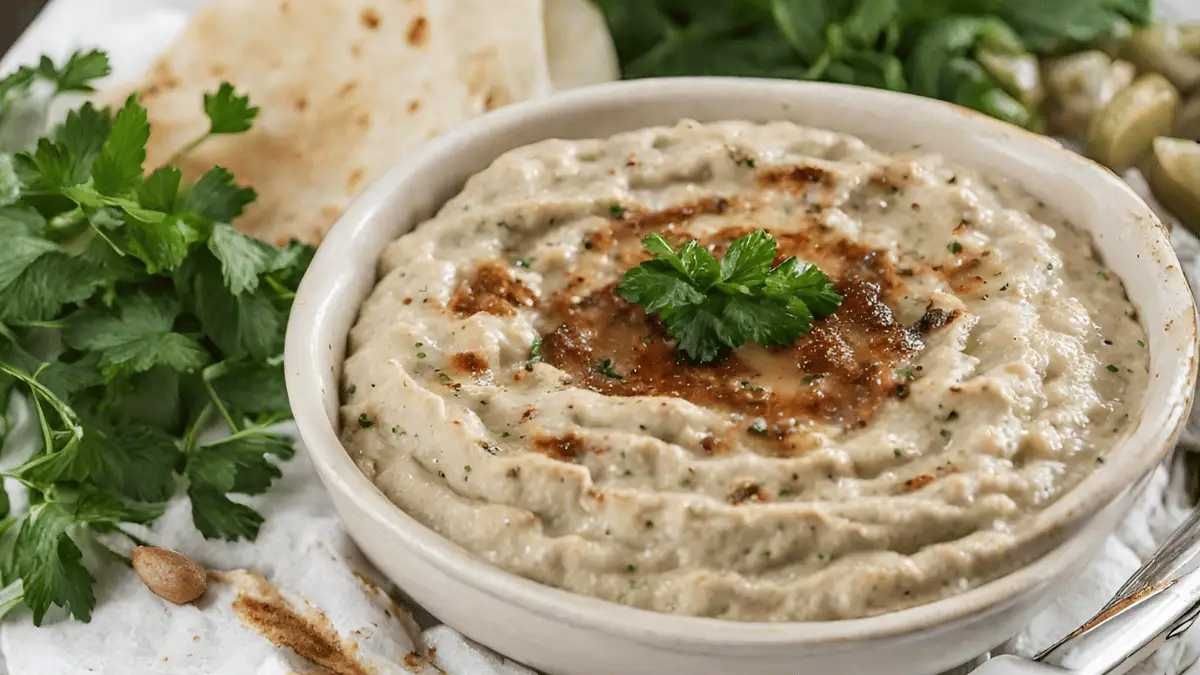 Hummus de berenjena ahumada: la receta del Baba Ganoush árabe en 10 minutos