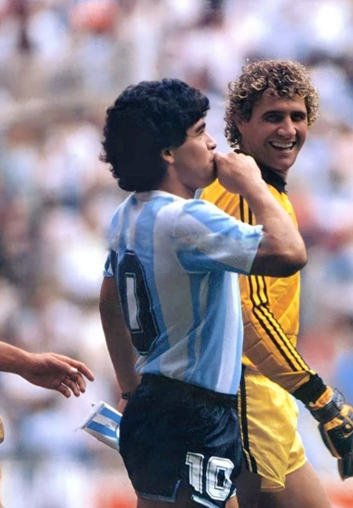 Maradona y Pfaff, una historia de 39 años