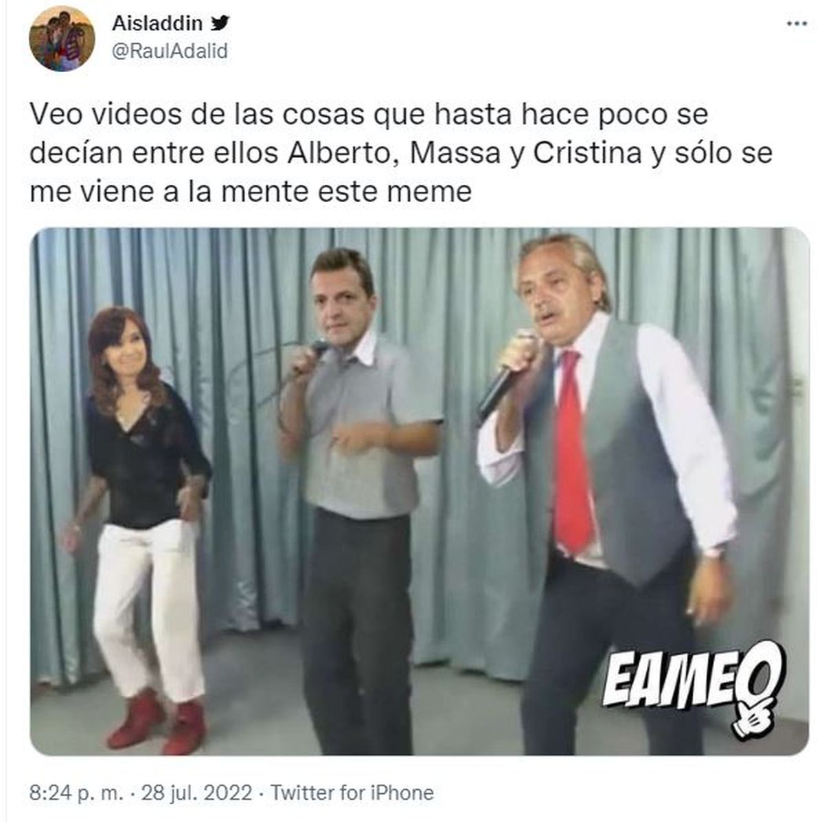 Siguen los memes sobre el nombramiento de Massa como superministro y ...