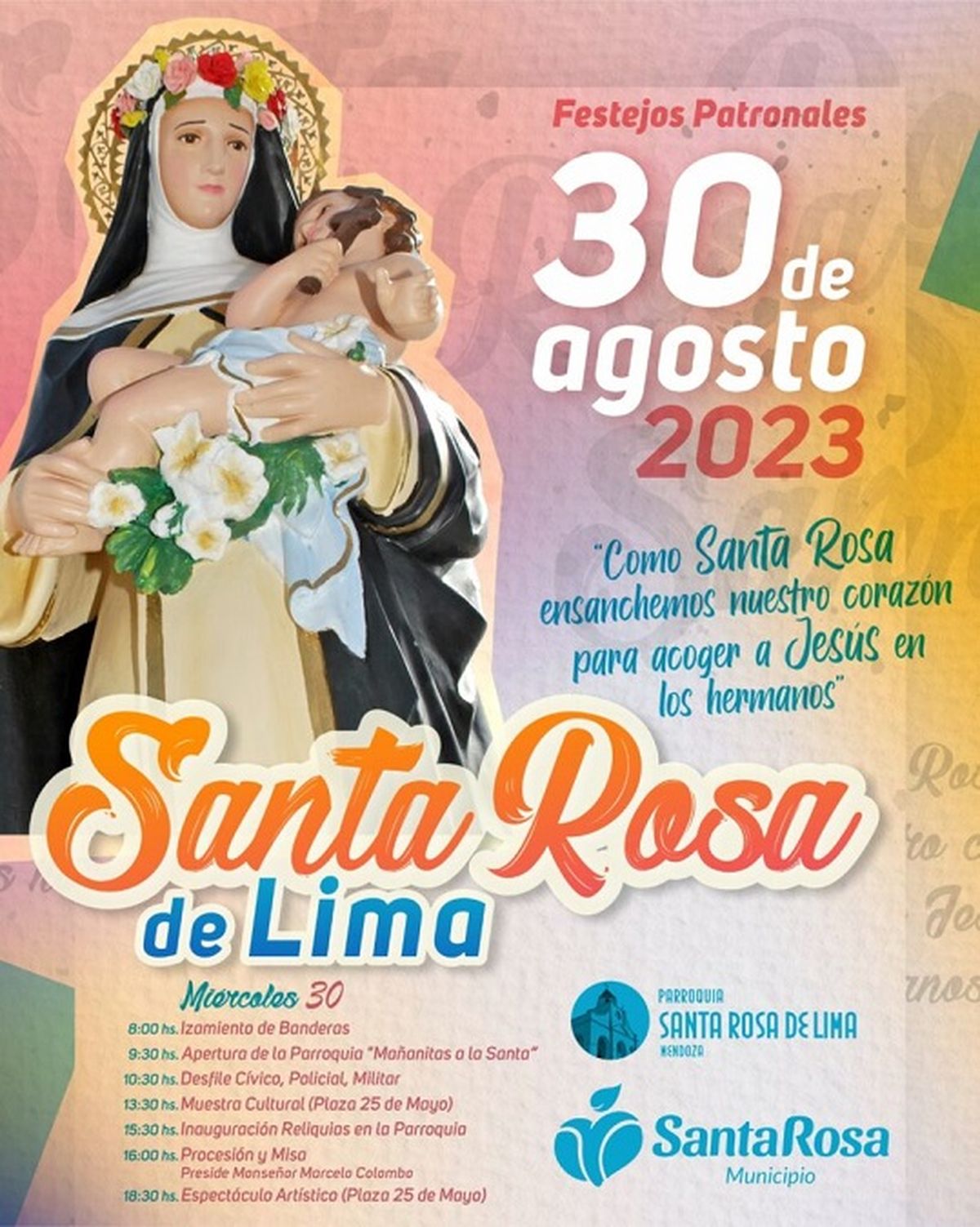 Santa Rosa dio a conocer el cronograma por los festejos patronales de ...