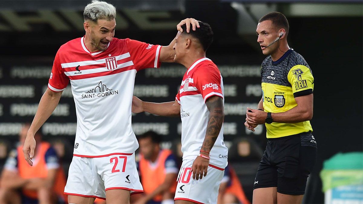 El palo de Lucas Alario para River y Gallardo tras debutar en Estudiantes