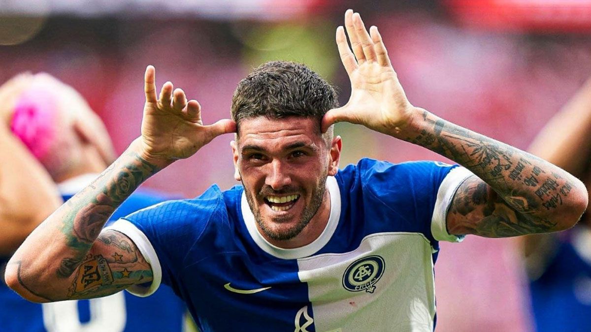 Rodrigo De Paul y un gol especial en el Atlético de Madrid