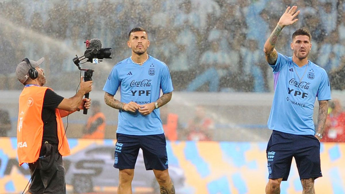 La fiesta de la Selección argentina en Santiago del Estero