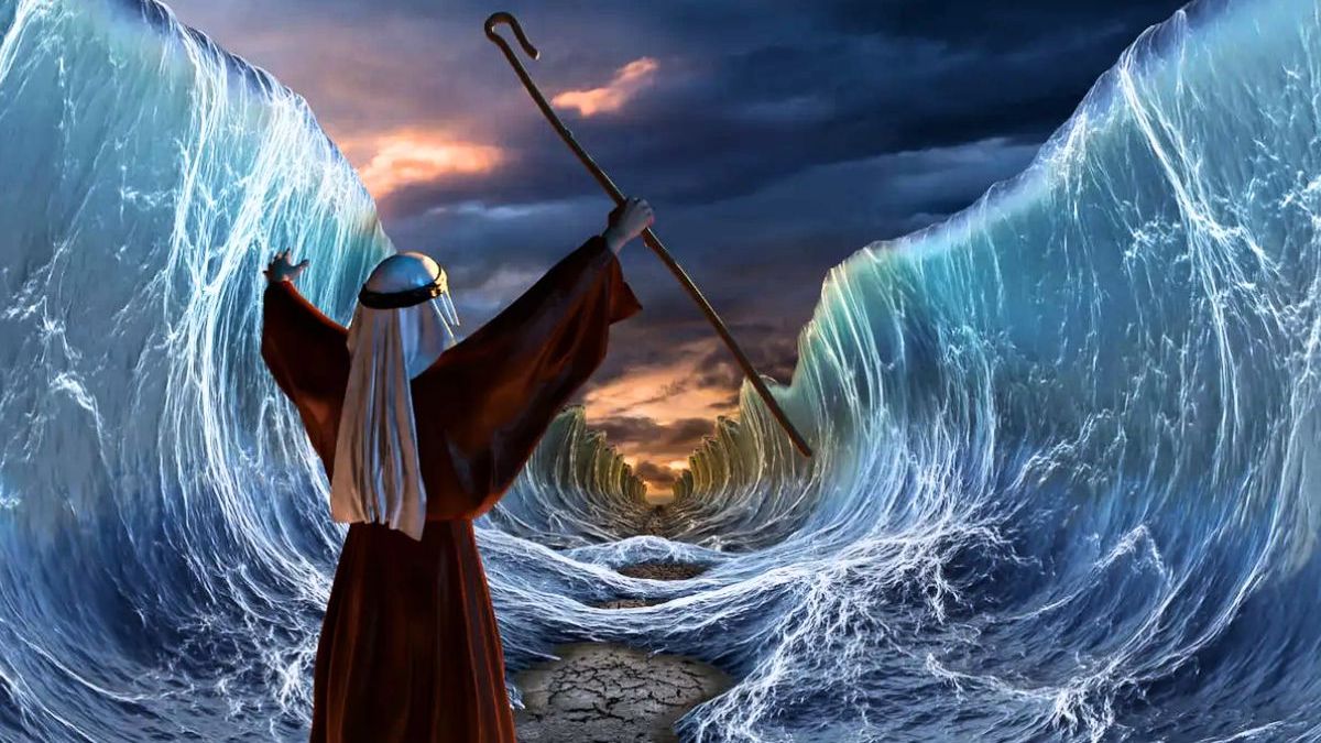 La historia de Moisés, el hombre que abrió el mar Rojo en dos y recibió los diez mandamientos