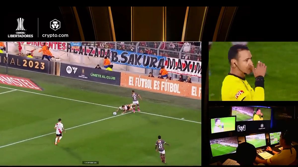 Los Audios Del Var De River Vs Fluminense Por Qué No Se Cobró La Mano