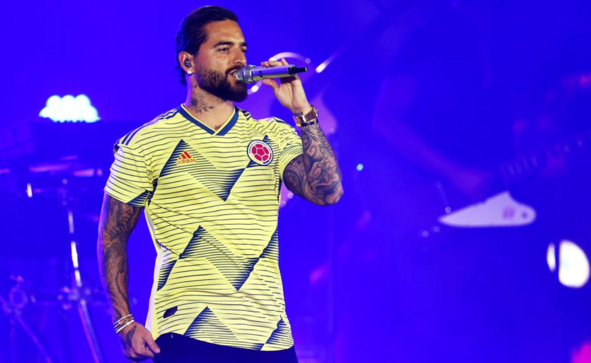 Maluma puso en marcha el Fan Fest del Mundial Qatar 2022