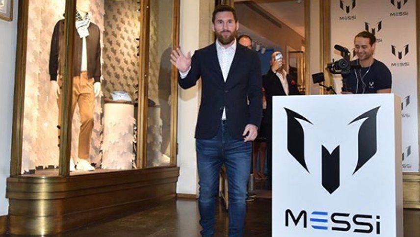 Messi presentó su propia marca de ropa