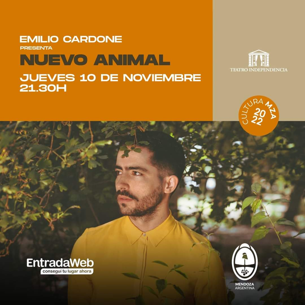 Emilio Cardone regresa a Mendoza y en el Independencia presenta Nuevo ...