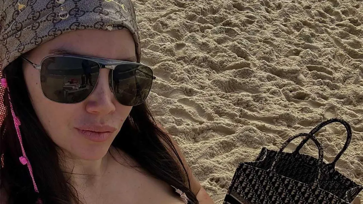 Desde Río, Wanda Nara es la reina del hilo dental ultra XS: bling ...