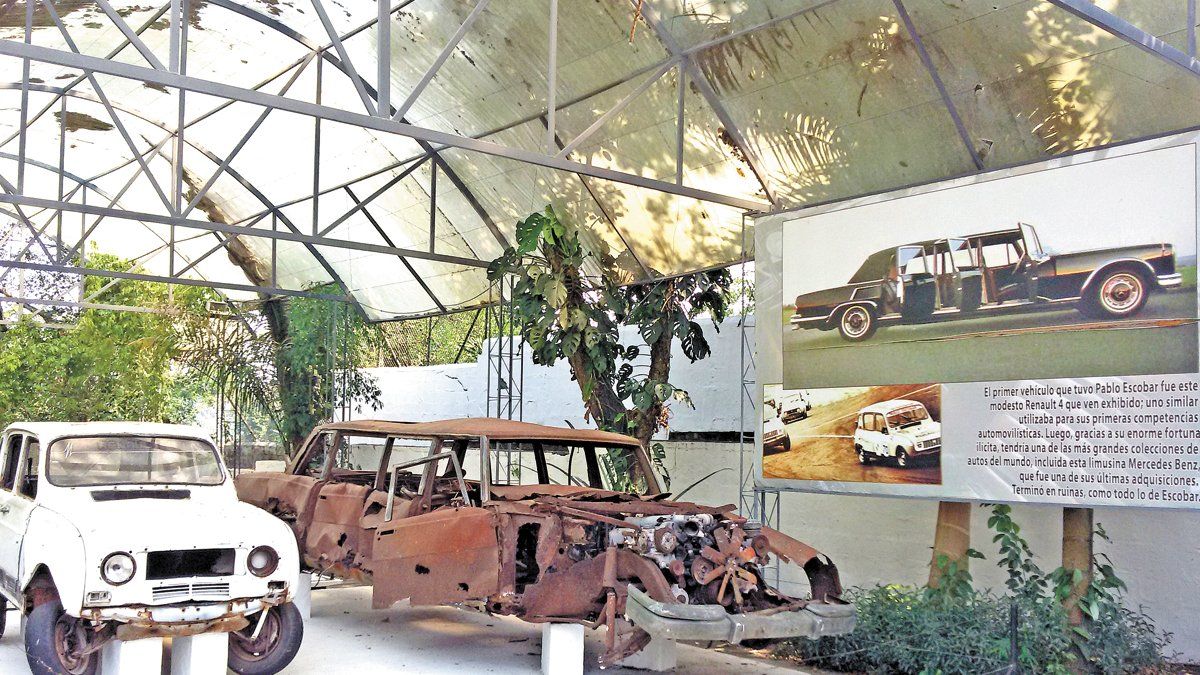 Íconos del museo de Pablo Escobar en Colombia