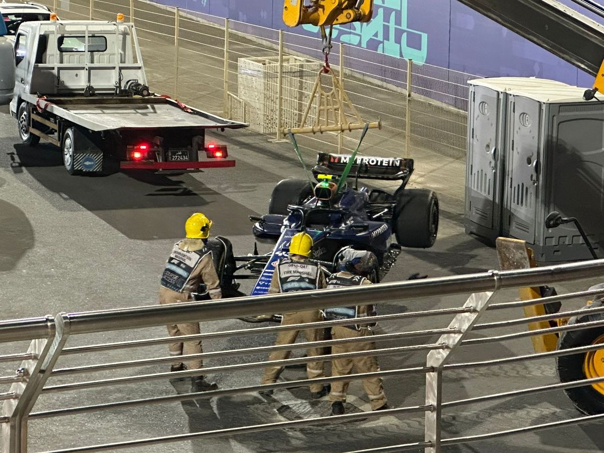 Franco Colapinto quedó afuera en la primera vuelta del Gran Premio de Qatar