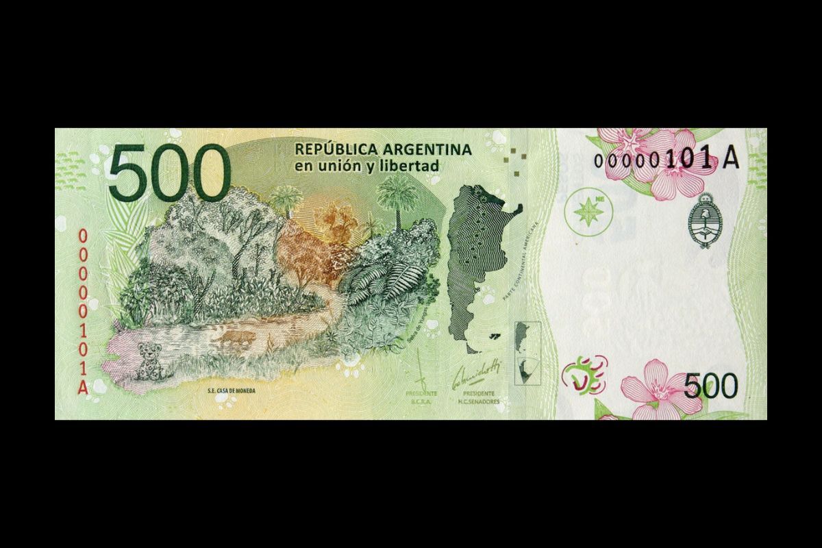 Pagan 560 mil pesos al suertudo propietario de este billete de 500 pesos