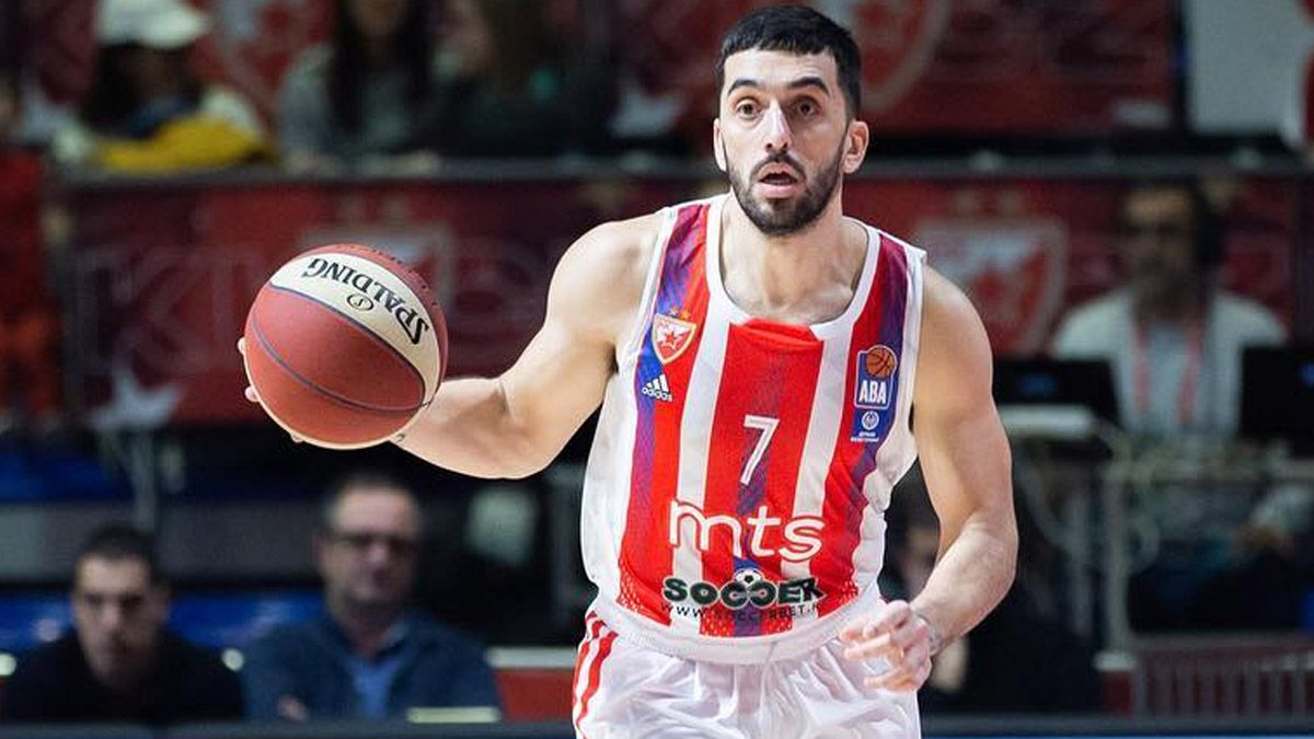 Facundo Campazzo fue un vendaval en el Estrella Roja