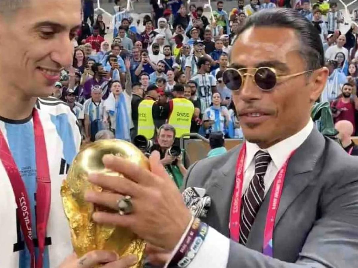 La FIFA le aplicará una sanción ejemplar al chef Salt Bae por meterse ...