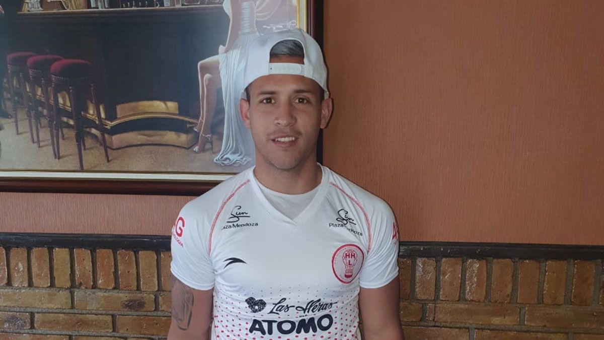 Emmanuel García está feliz por la primera práctica de fútbol