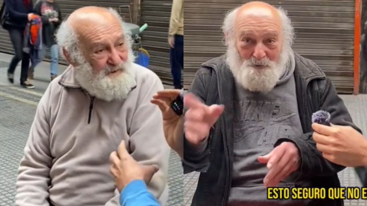 Isidoro, el hombre de 75 años que vive en situación de calle que ...