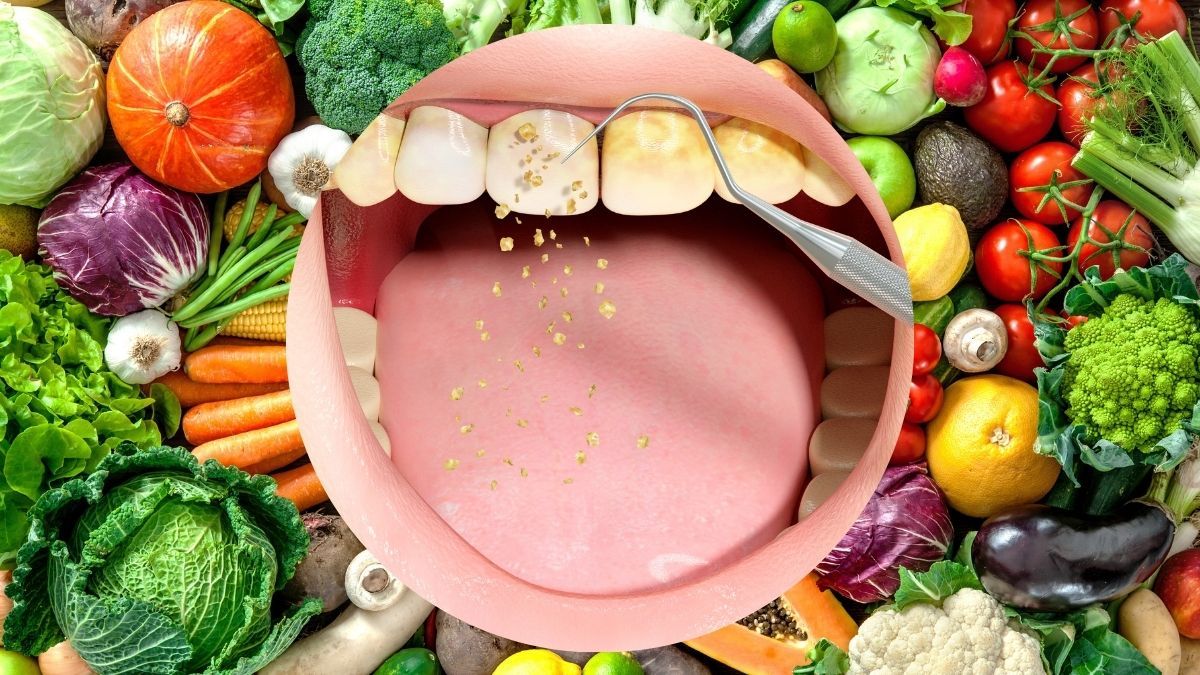 Cómo eliminar el sarro de los dientes usando frutas y verduras