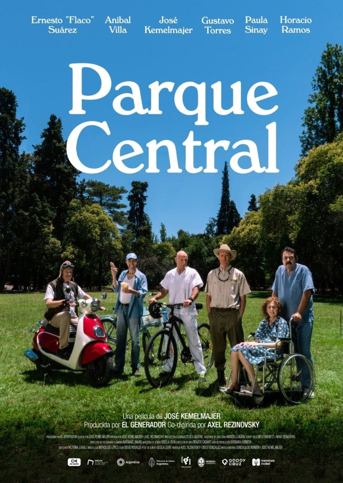 José Kemelmajer, el protagonista de Parque Central, una película mendocina de pura cepa