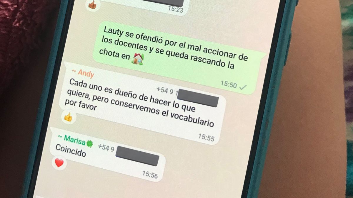Mandó un mensaje sarpado al chat de papás de la escuela y lo mataron en ...