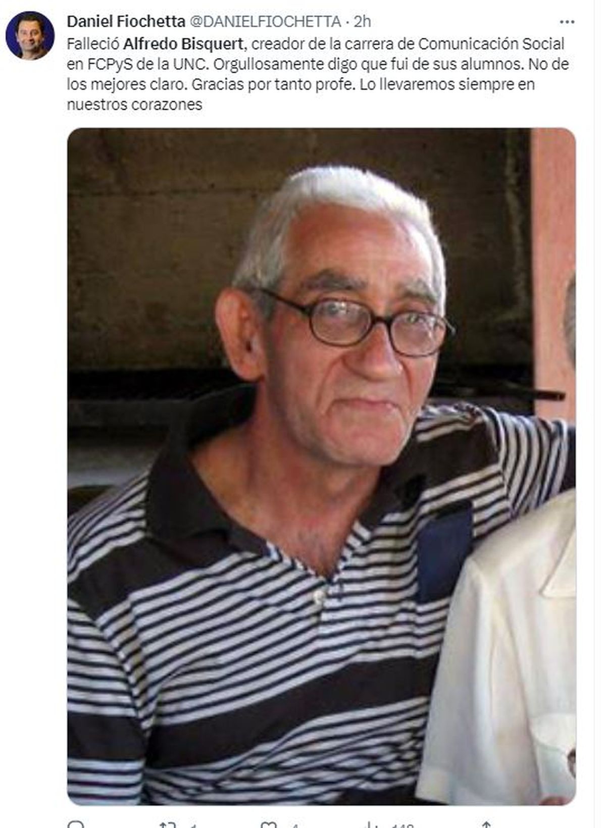 Murió el creador de la carrera de Comunicación Social de la UNCuyo ...