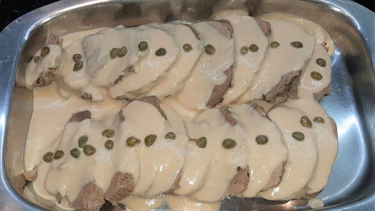 Receta de vitel toné para Navidad