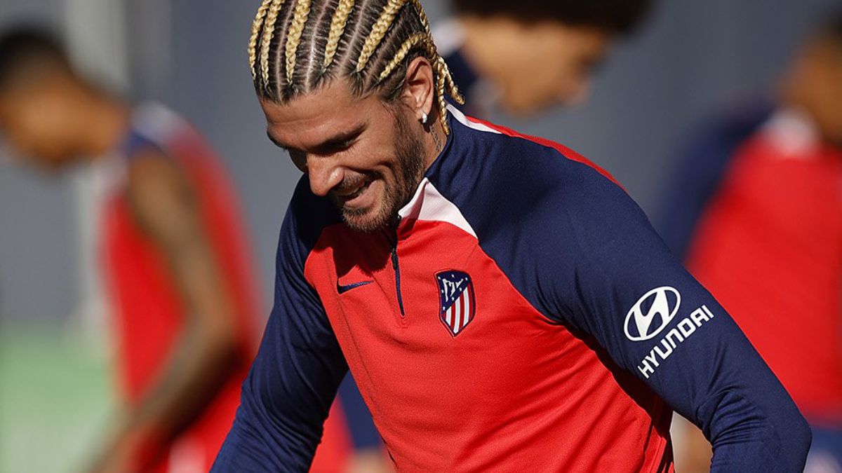 Rodrigo De Paul generó revuelo con su nuevo peinado en el Atlético de ...