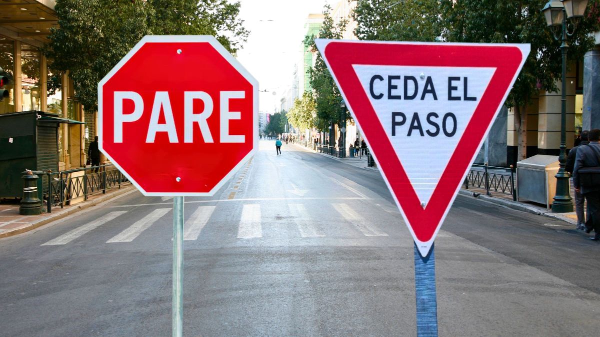 Pocos lo distinguen: cuál es la diferencia entre el disco Pare y Ceda ...