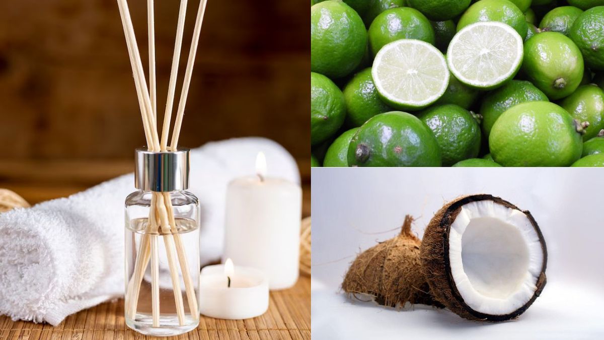 Cómo hacer un aromatizante casero de coco y lima para que tu hogar huela siempre bien
