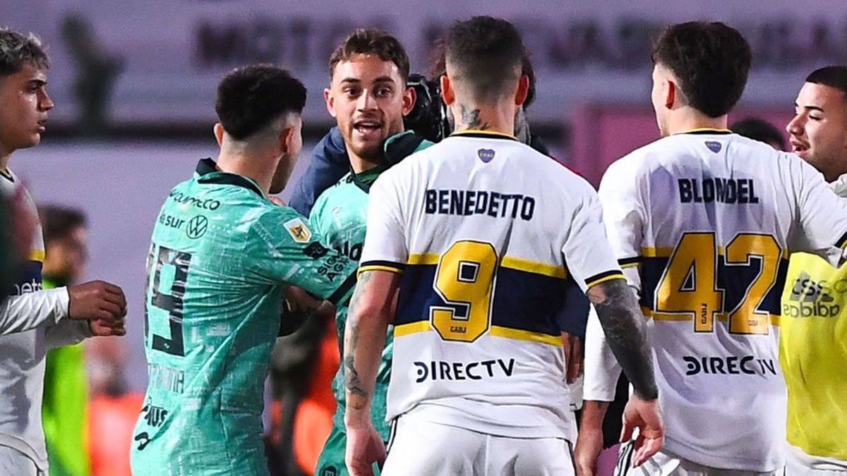 Nahuel Gallardo no se llevó de arriba la pelea con Darío Benedetto