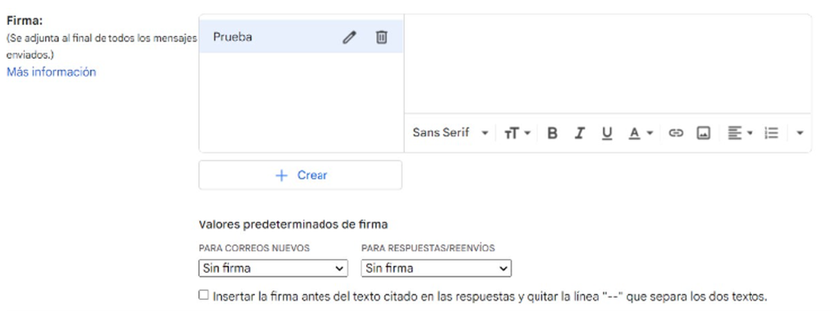 Gmail: cómo personalizar tu firma