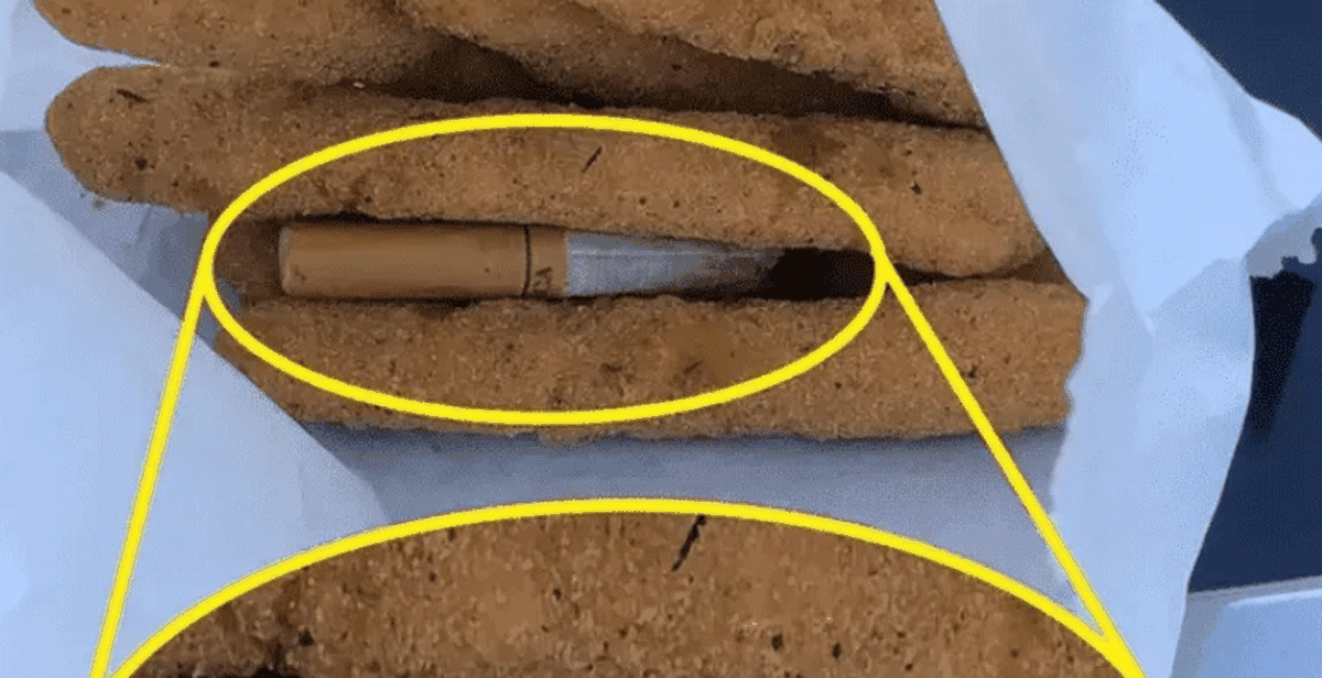 Pidió pollo frito pero le dieron algo asqueroso