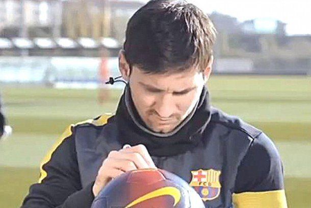 Messi y el saludo navideño del FC Barcelona