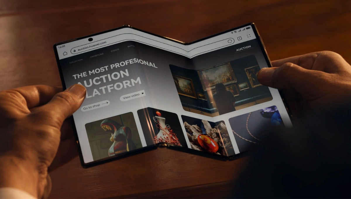 Así es el último smartphone de Huawei que tiene triple pantalla y es ...