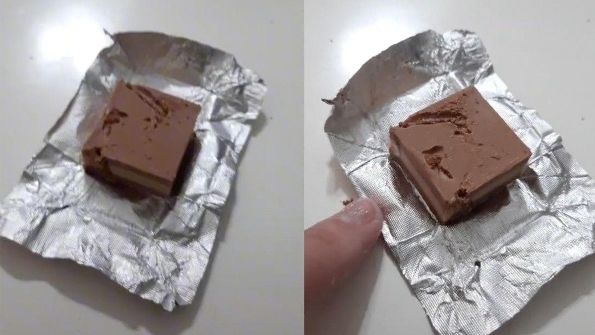 Compró un famoso chocolate y tenía algo asqueroso
