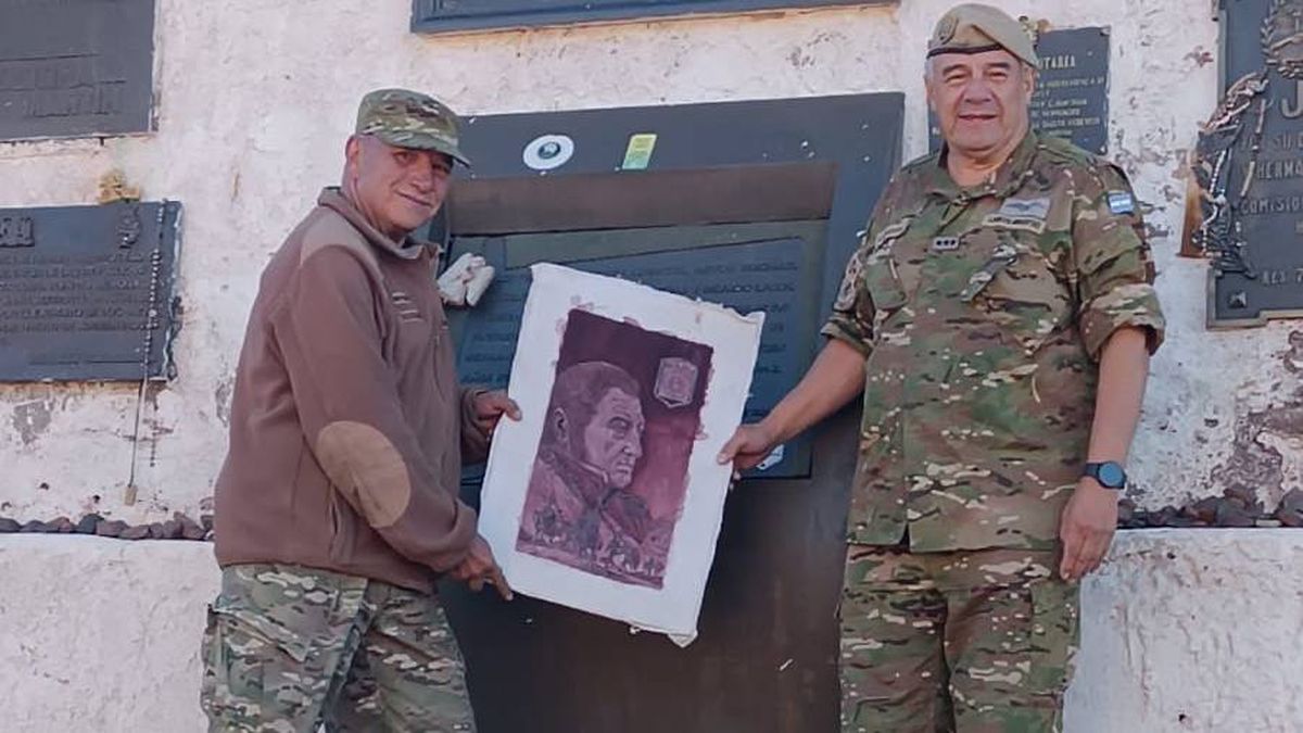 Pintar con vino: la historia del mendocino que homenajeó a San Martín ...