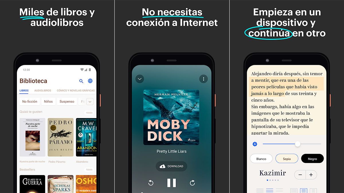 Las mejores apps para leer libros desde un dispositivo móvil