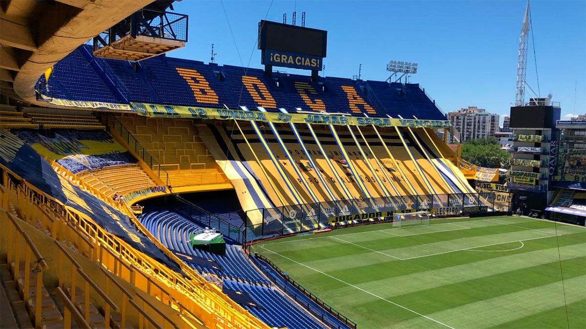 La Bombonera está lista para recibir el clásico