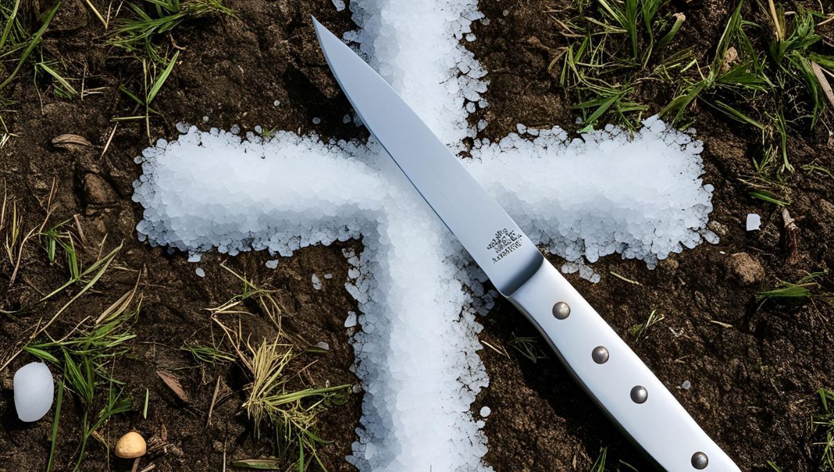 Por qué hay que hacer una cruz de sal cuando llueve y para qué sirve