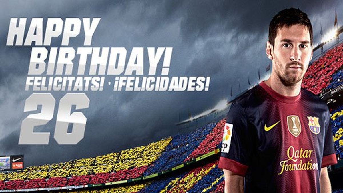 En el día de su cumpleaños, el Barca le rinde homenaje a su ídolo