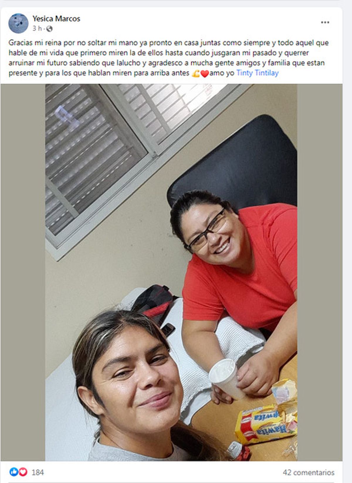 Yésica Marcos fue dada de alta tras sufrir varios episodios de convulsiones