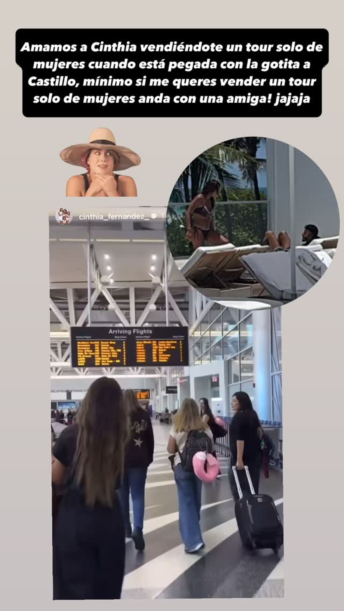 Cinthia Fernández se comprometió en Río de Janeiro: ¡Mi marido!