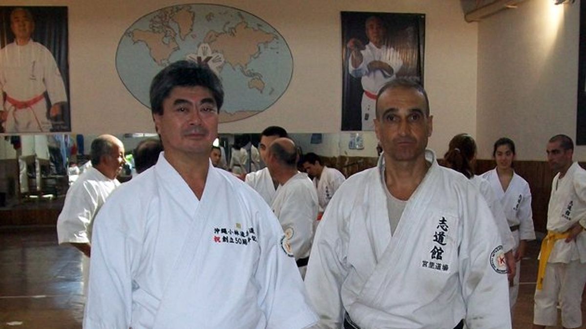 Pedro Pons estuvo en el seminario de karate en Córdoba