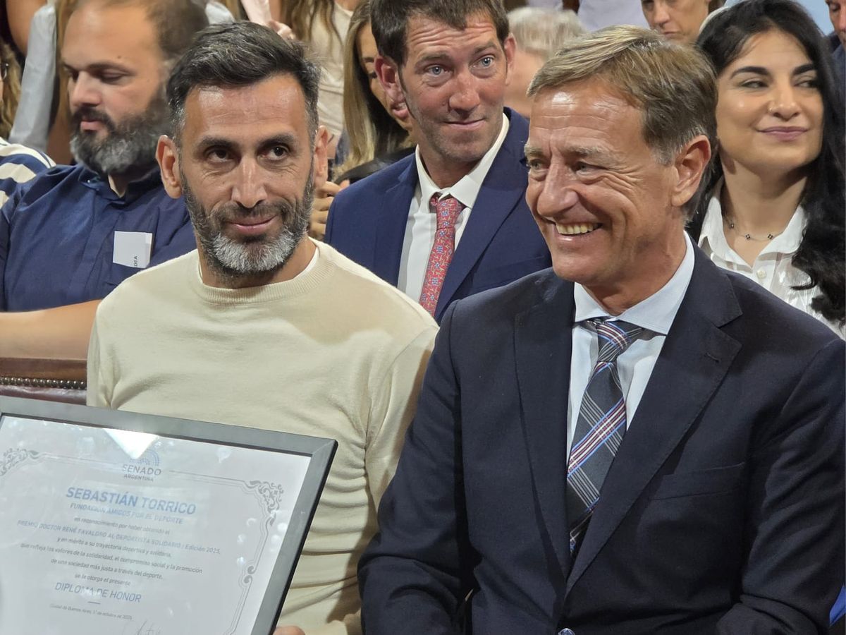 Sebastián Torrico recibió el Premio René Favaloro por su labor ...